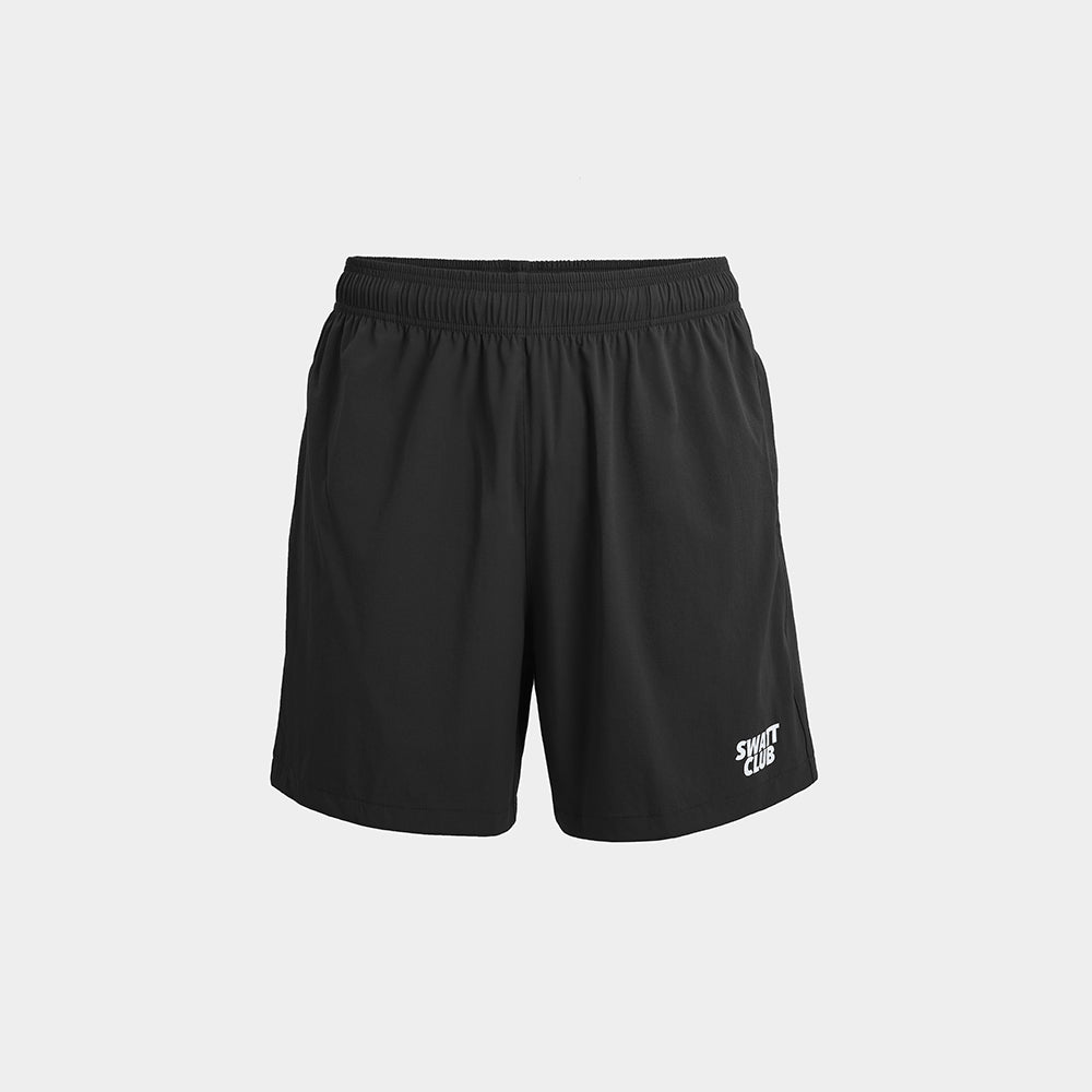 Black Casual Tech Shorts | swattclub