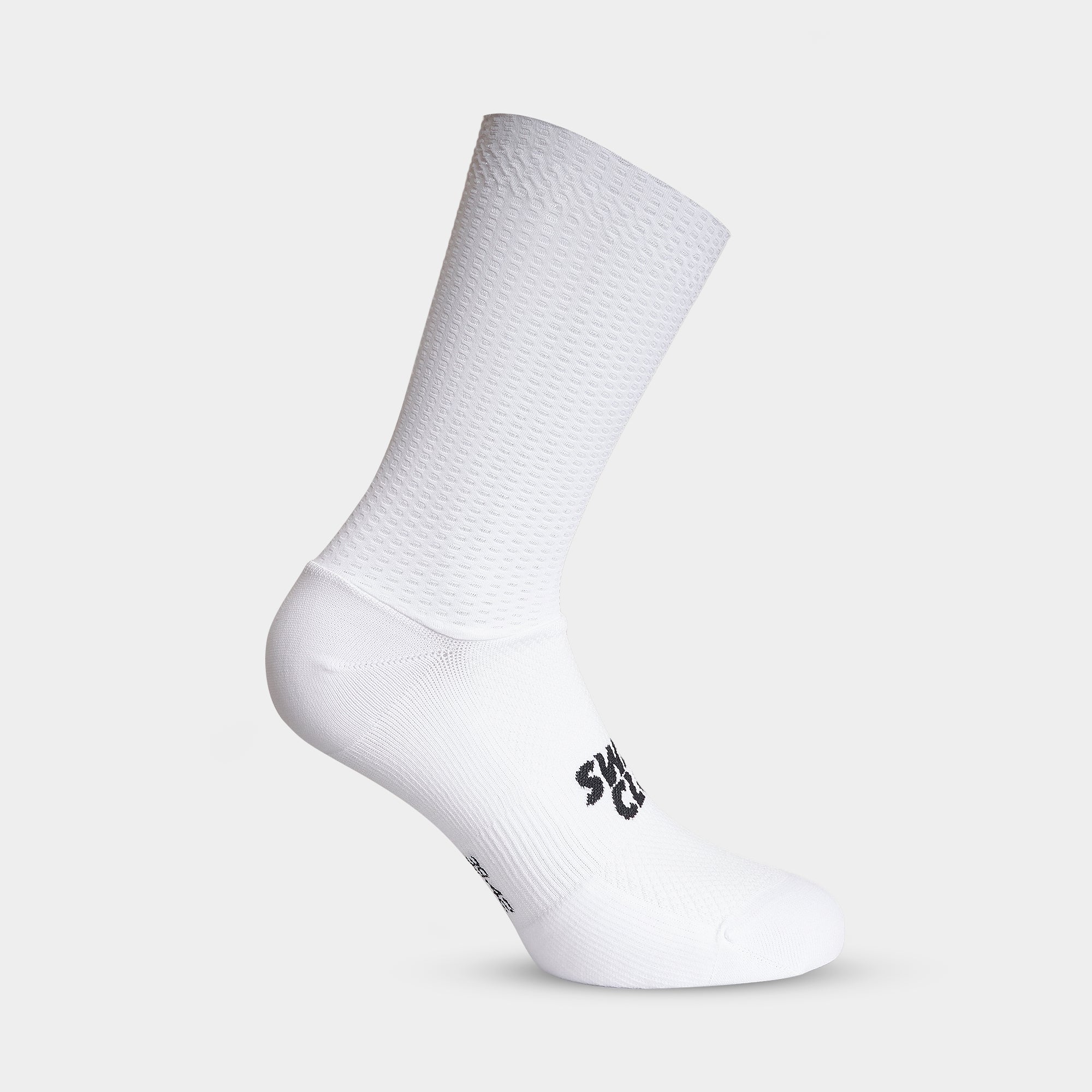 White Mesh Aero Socks | swattclub